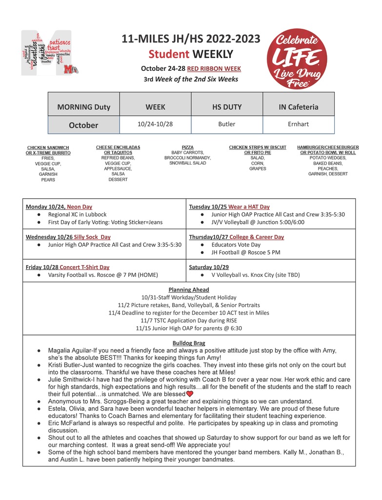 Live Feed | Miles ISD